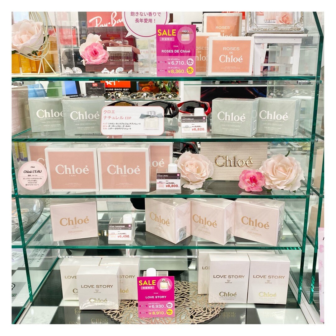 お問い合わせ多数 大人気Chloéアウトレット価格にて販売中 😍～🎵｜パフューマジック｜ショップトピックス｜グランベリーパーク